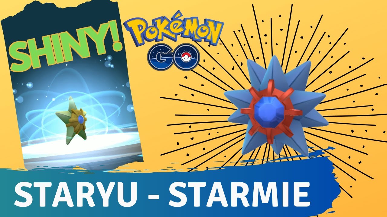 Evolving Staryu to Starmie in Pokemon Go, Staryu Evolution, SHINY ...