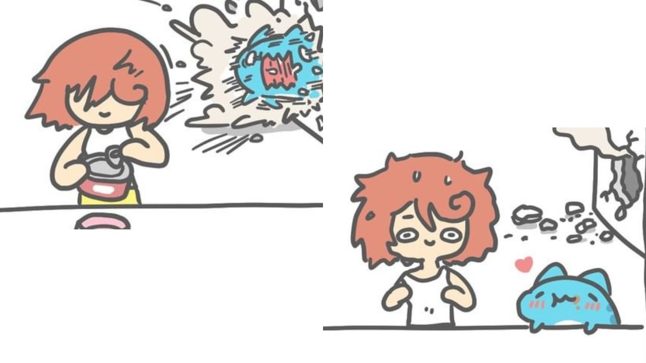 Funny bug cat Capoo Comics with twisted ending 10 - YouTube