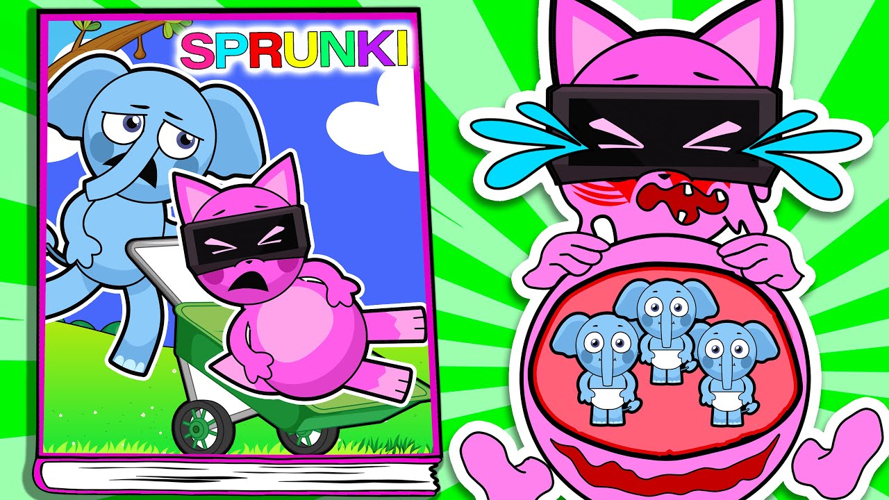 [Paper DIY] Making INCREDIBOX SPRUNKI - The Sprunkies are pregnant 📚 ...