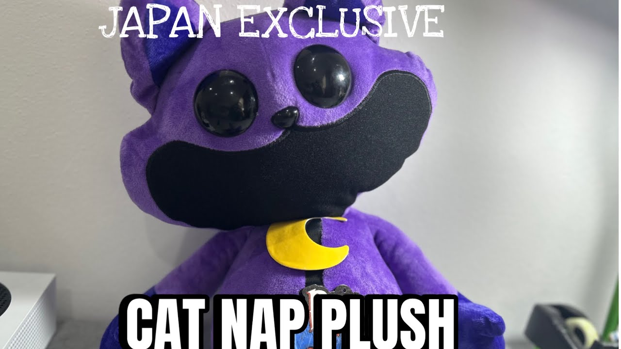 JAPAN 🇯🇵’ EXCLUSIVE CAT NAP PLUSH REVIEW!🌙💜💤 - YouTube