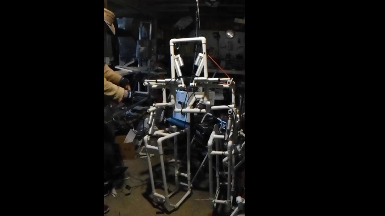 Power Armor Leg Test - YouTube