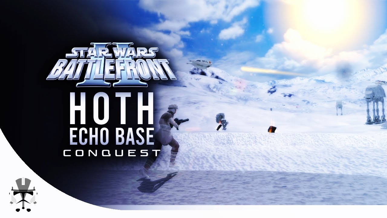 Star Wars: Battlefront II (2005) | Hoth: Echo Base [Conquest Mode] [No ...