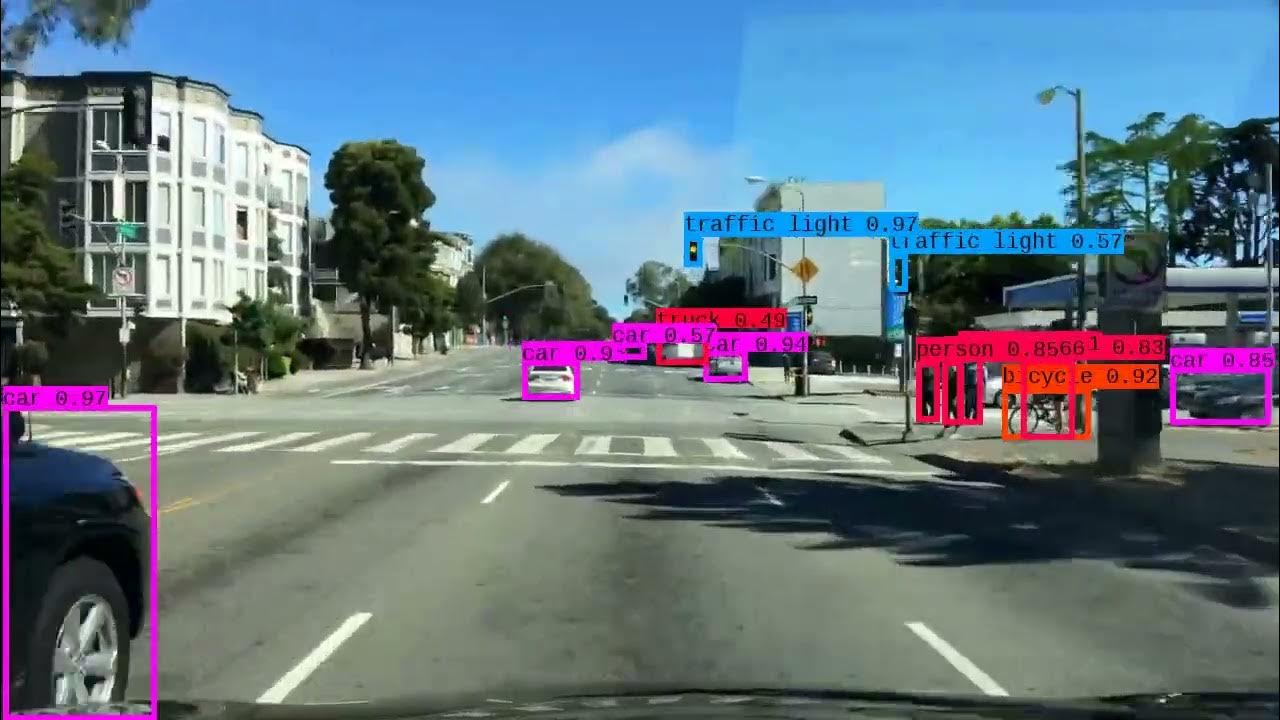 Object Detection for Self-Driving Cars (Using YOLO) - YouTube