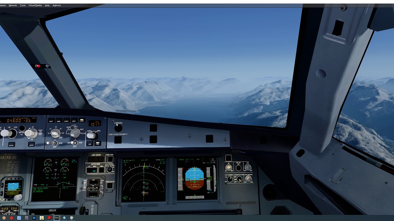 Approach to PAVD FSLabs A320-214 - YouTube