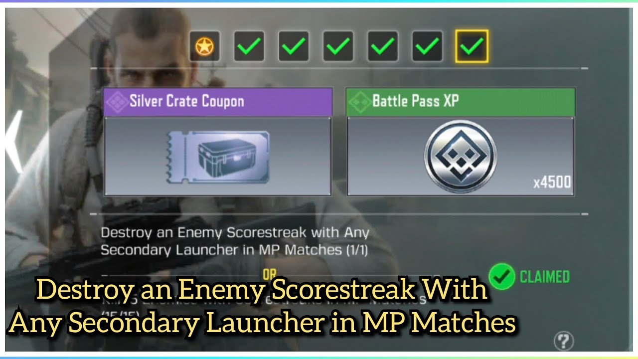 COD Mobile Destroy an Enemy Scorestreak With Any Secondary Launcher in ...