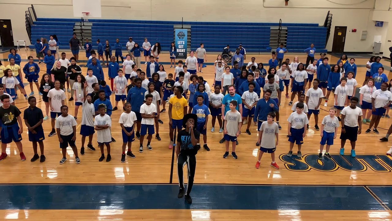 JIGGAEROBICS GETRIGHT SESSION WITH SOUTHEAST MIDDLE SCHOOL - YouTube