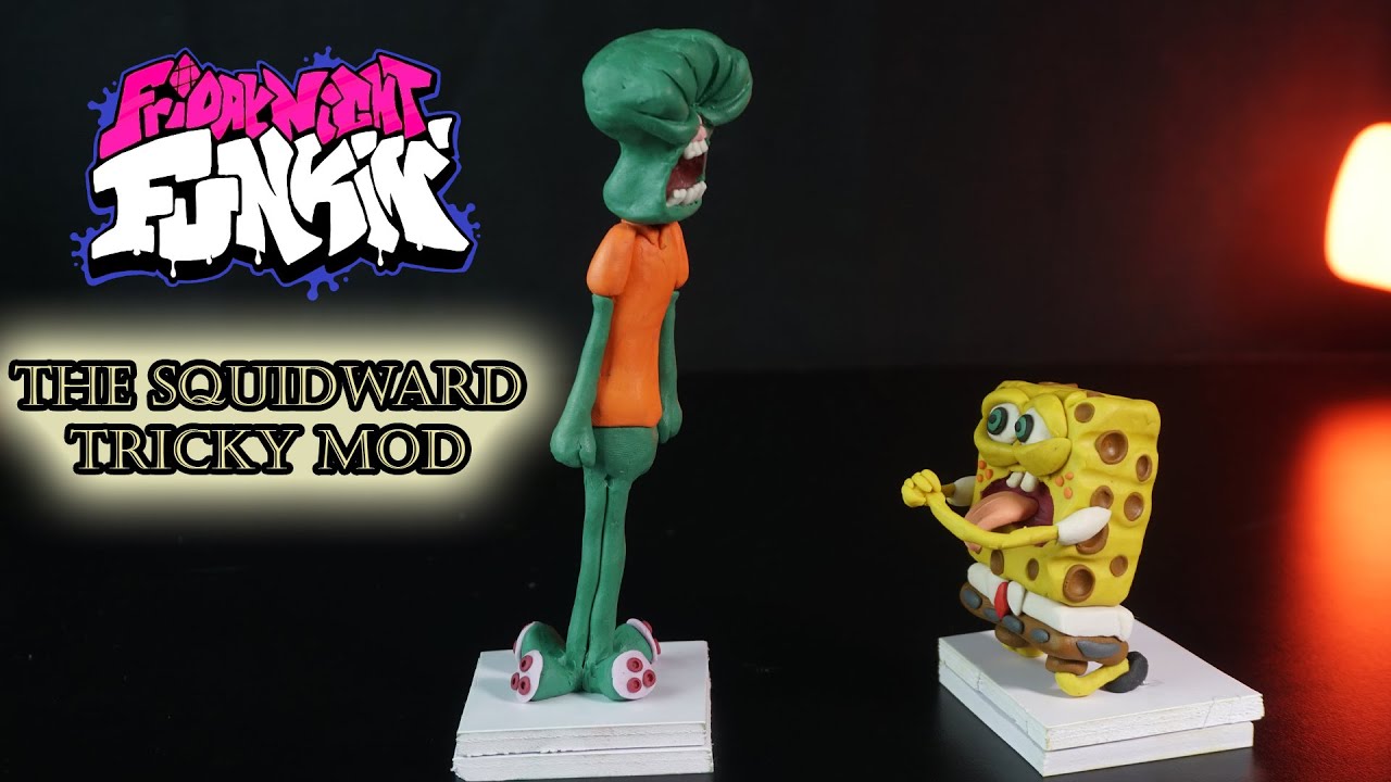 Making The Squidward Tricky Mod & Spongebob Madness Combat - Friday ...