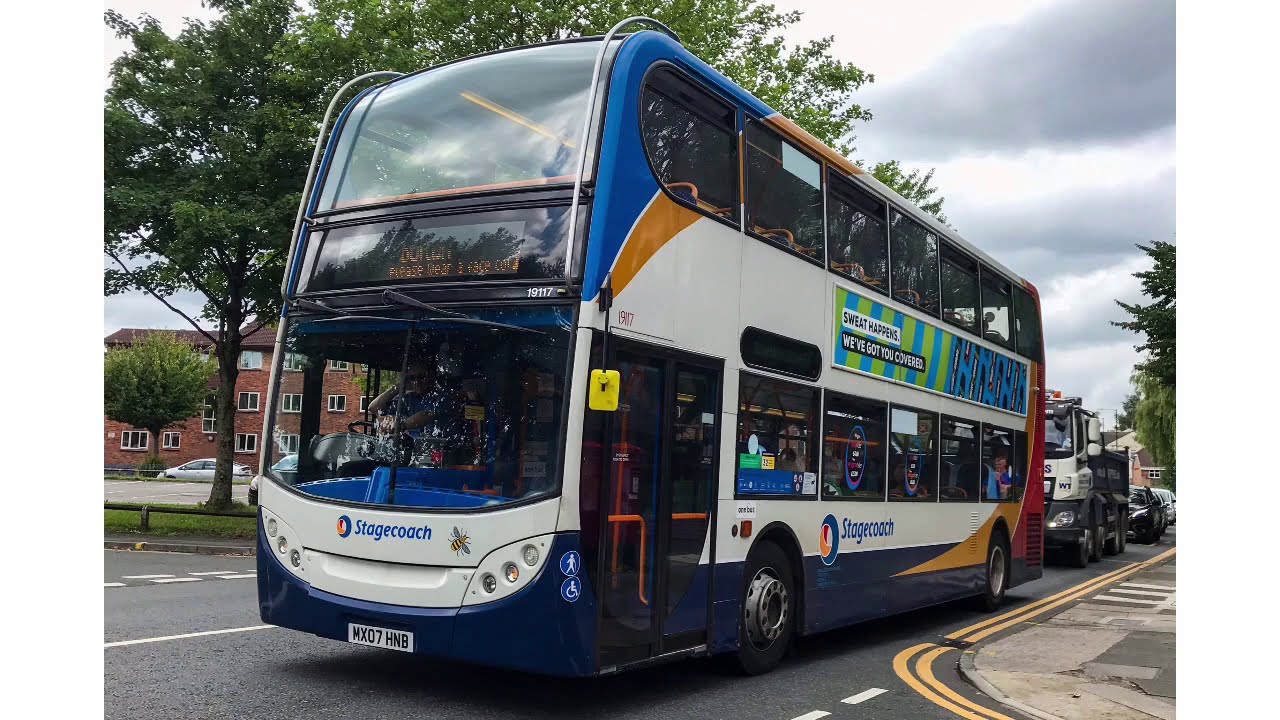 Stagecoach Wigan Alexander Dennis Enviro 400 19117 MX07 HNB - YouTube