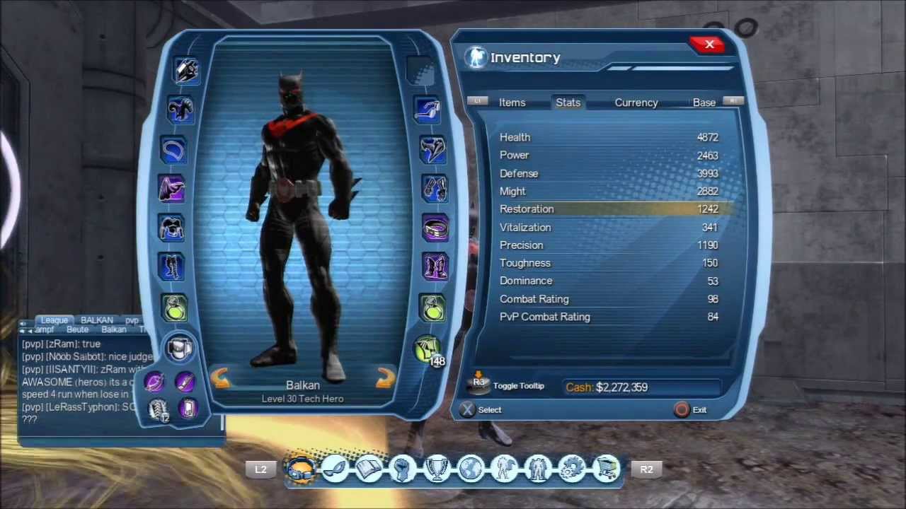 DCUO - Balkan's DPS Stats in PVE/PVP Gear - YouTube