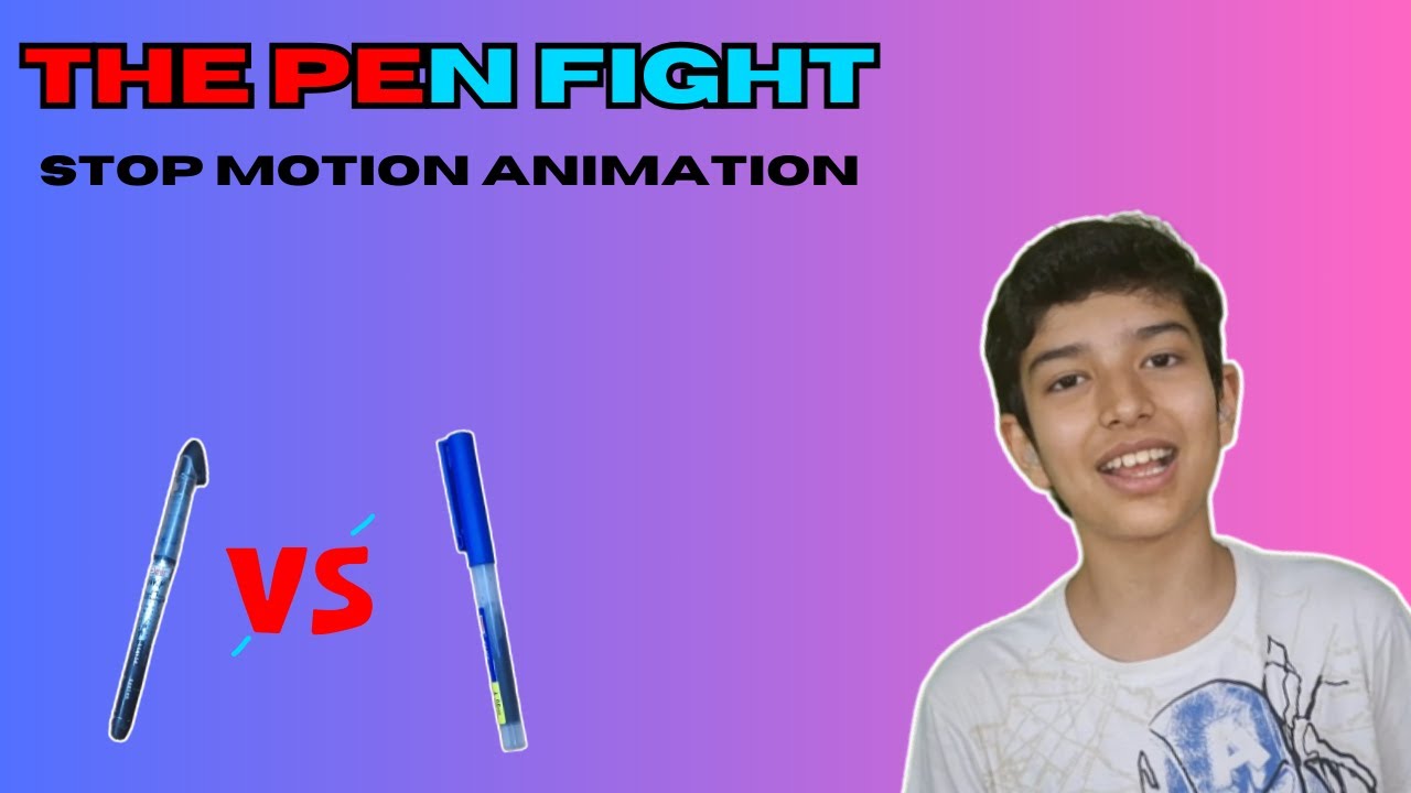 The Pen Fight||Stop Motion Animation||#animation #stopmotion # ...