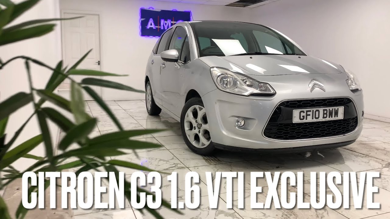 Citroen C3 1.6 VTI Exclusive Walkthrough - YouTube