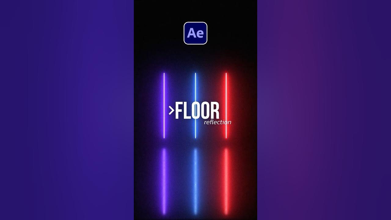 Easily Create Floor Reflections in After Effects #tutorial - YouTube