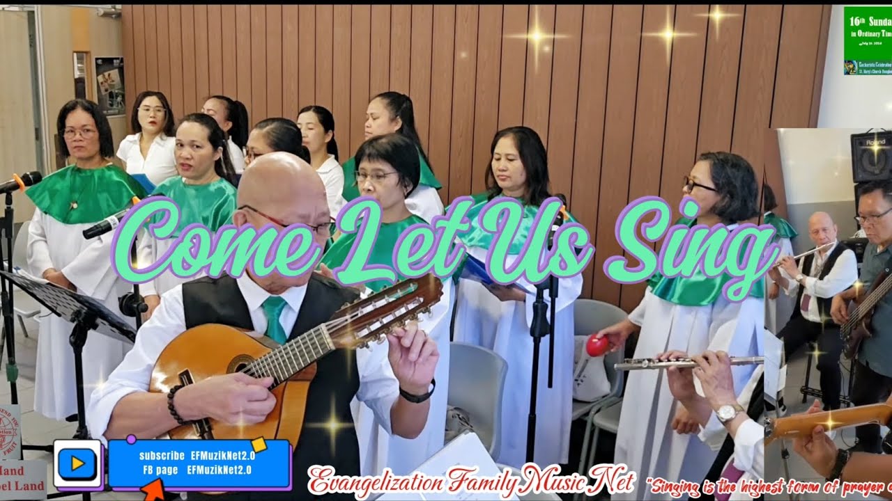 Come Let Us Sing by Lester Delgado ( entrance song ) @muzikNet2.0 - YouTube
