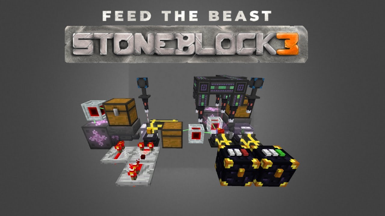 Minecraft FTB Stoneblock 3 #93 Nitro + Uraninite + Wall Singularity ...