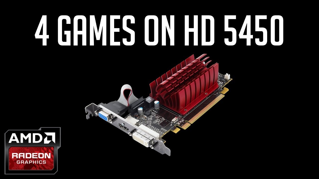ATI Radeon HD 5450 512mb | Test in 4 Games - YouTube