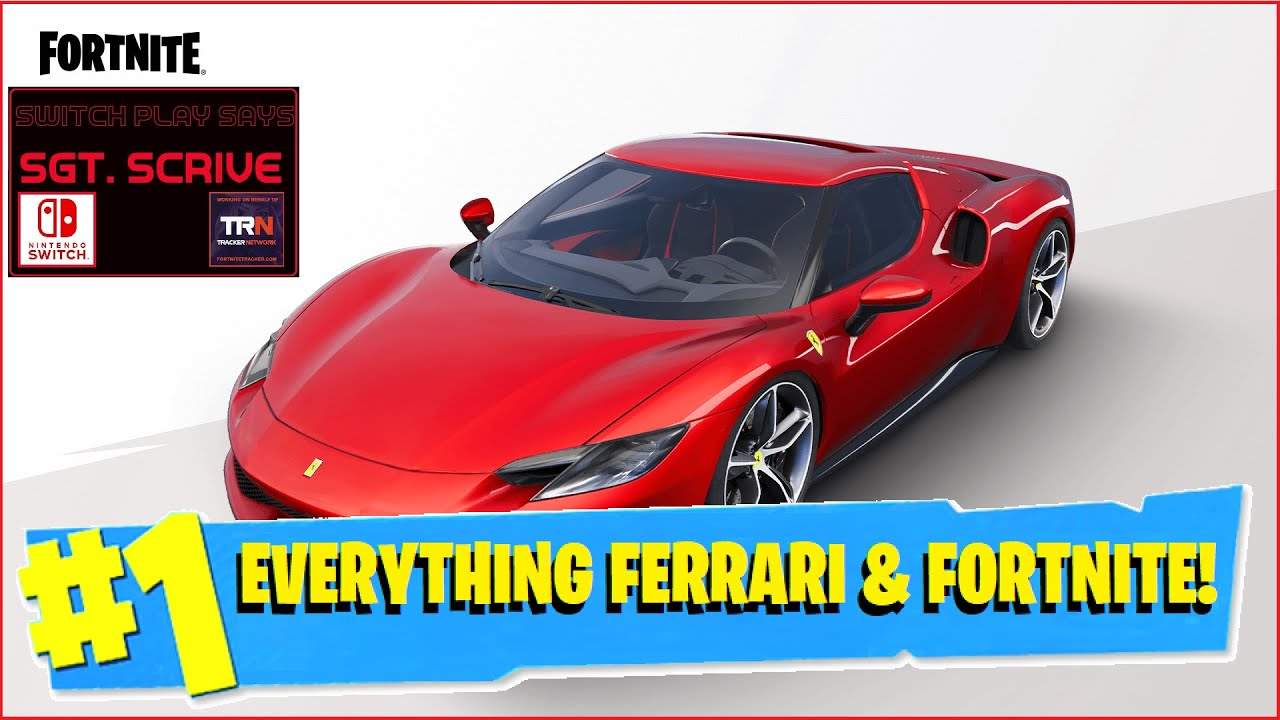 EVERYTHING FERRARI & FORTNITE! - YouTube