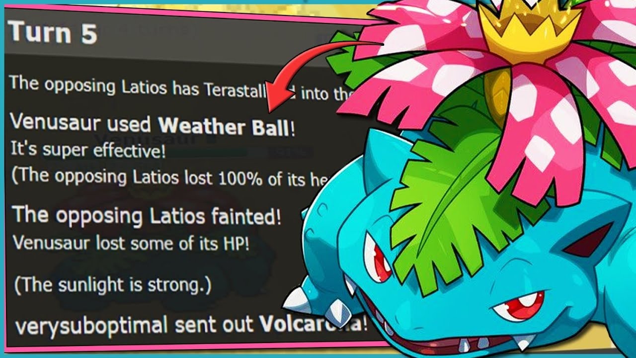Destroying the HIGH LADDER (1700+) Using This VENUSAUR SUN TEAM! - YouTube