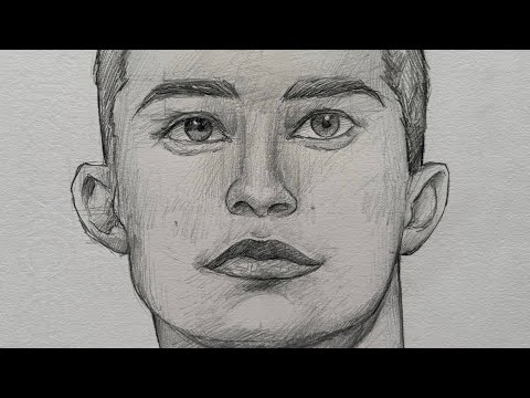 Easy Male Face Drawing | Step-by-Step Pencil Tutorial