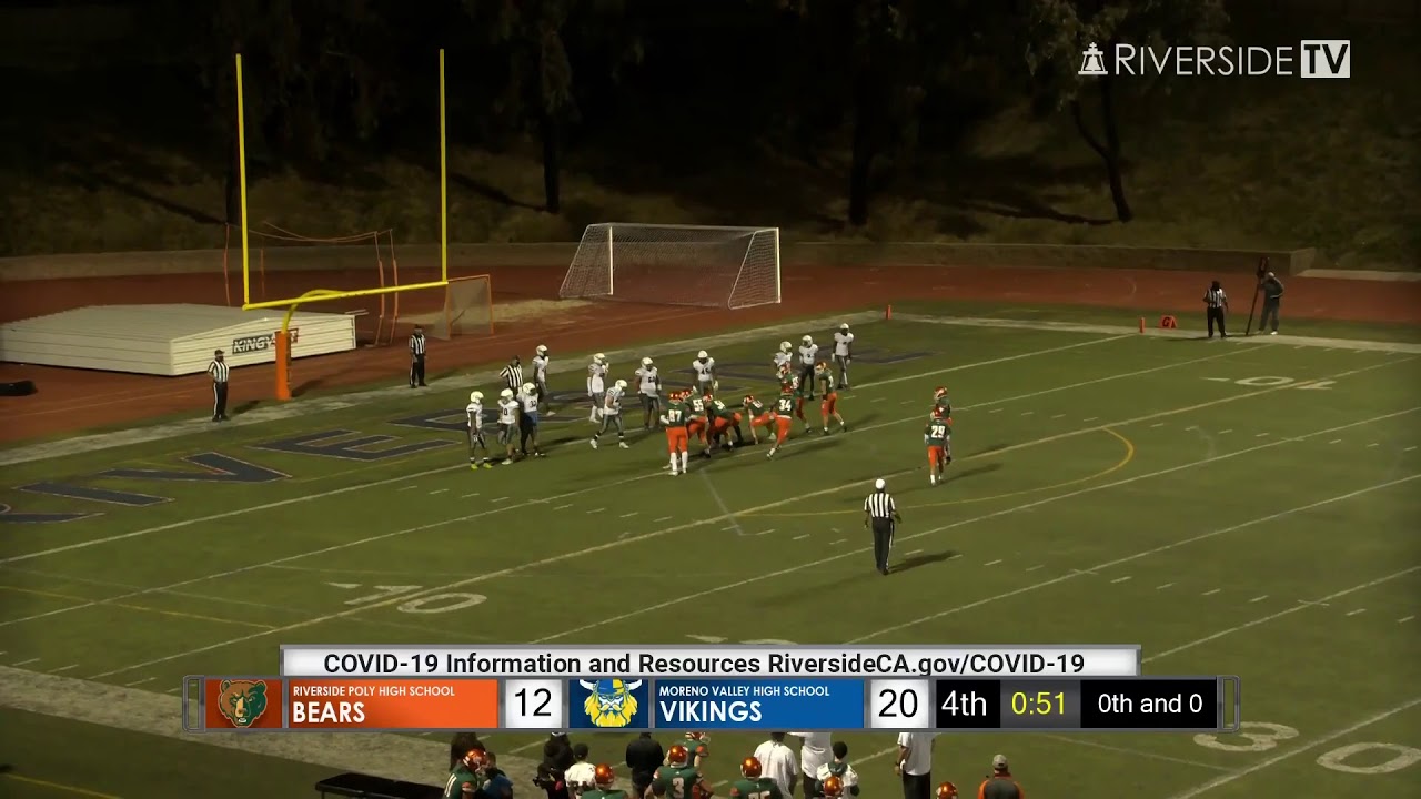LIVE High School Football - Moreno Valley at Riverside Poly - YouTube