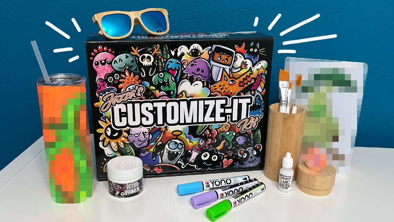Unboxing Jazza's Customize-It Kit! | I'm OBSESSED with what I made ...