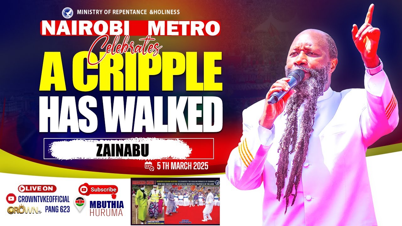 NAIROBI METRO CELEBRATES A CRIPPLE HAS WALKED|| FEATURING ZAINABU ...