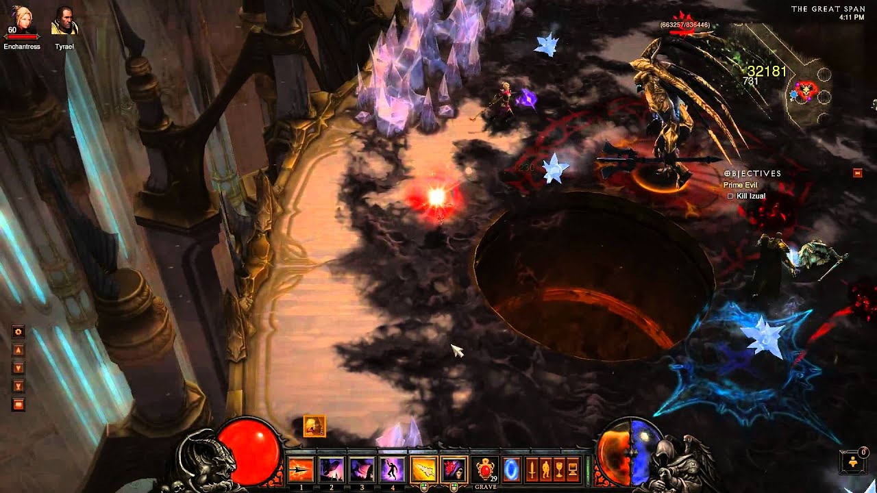 「Diablo 3」 Act 04 Boss ~ "Izual" (Hell Mode - Solo) - YouTube