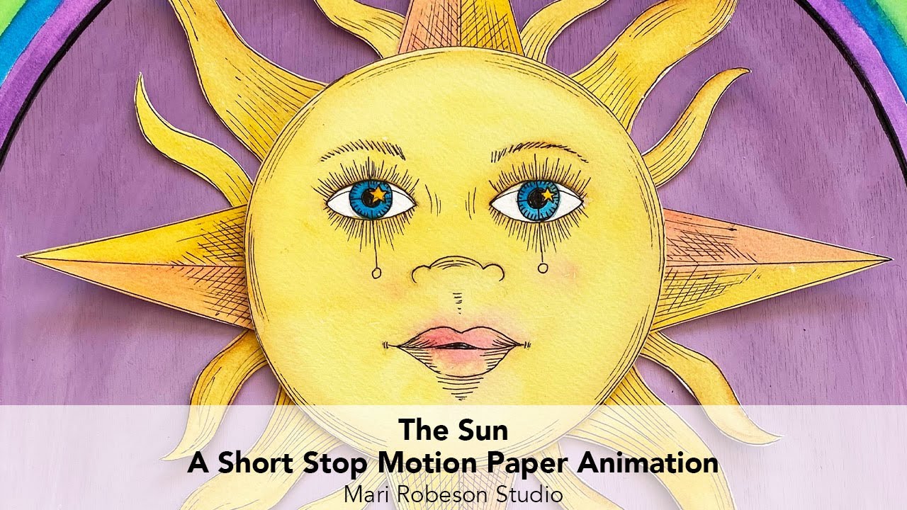 Making of The Sun - A Short Stop Motion Paper Animation - YouTube