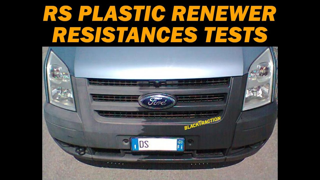 RS PLASTIC RENEWER MULTIFUNCTION RESISTANCE TESTS - YouTube