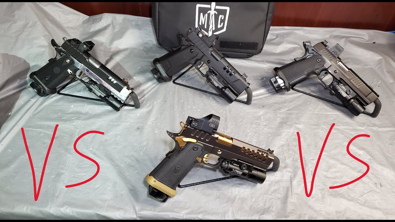 MAC 9 DS Comp vs Girsan 2311 Match X vs AF Romulus vs WT Demolitia ...