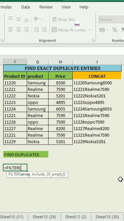 How To Find Duplicate Entries In Excel Sheet #shortsfeed #shortsbeta # 