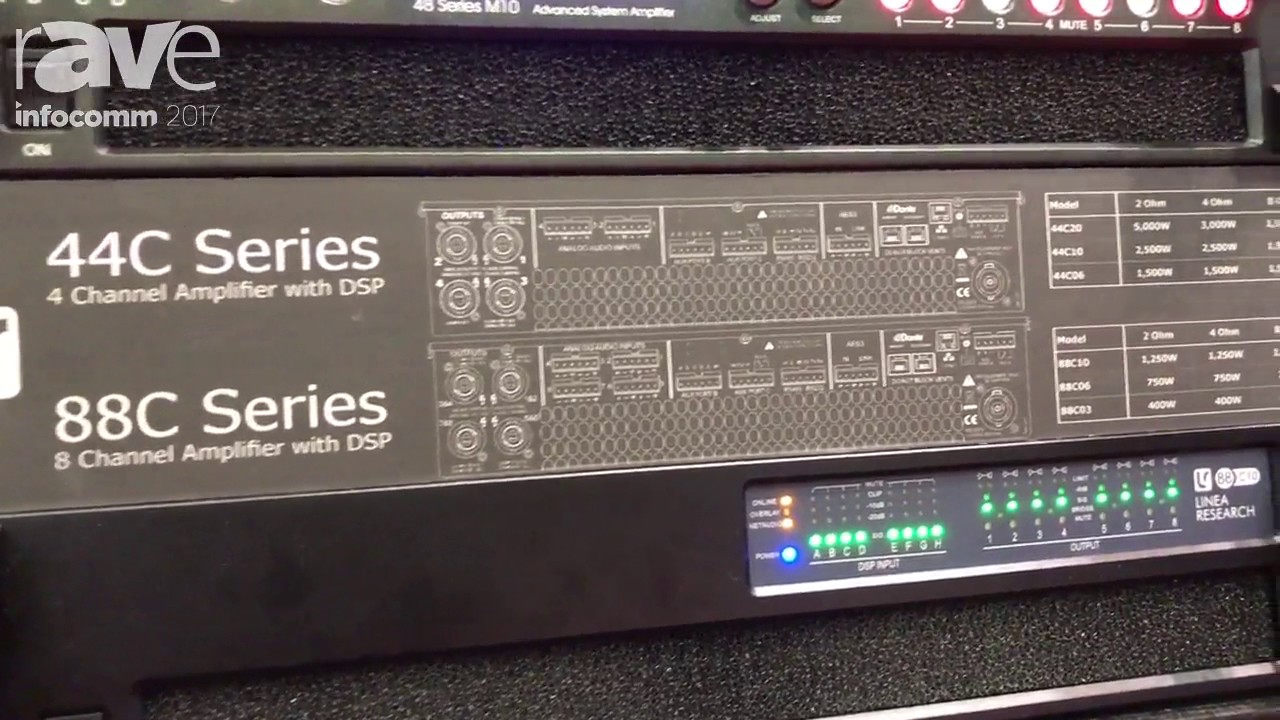 InfoComm 2017: Linea Research Showcases C Series Amplifiers - YouTube