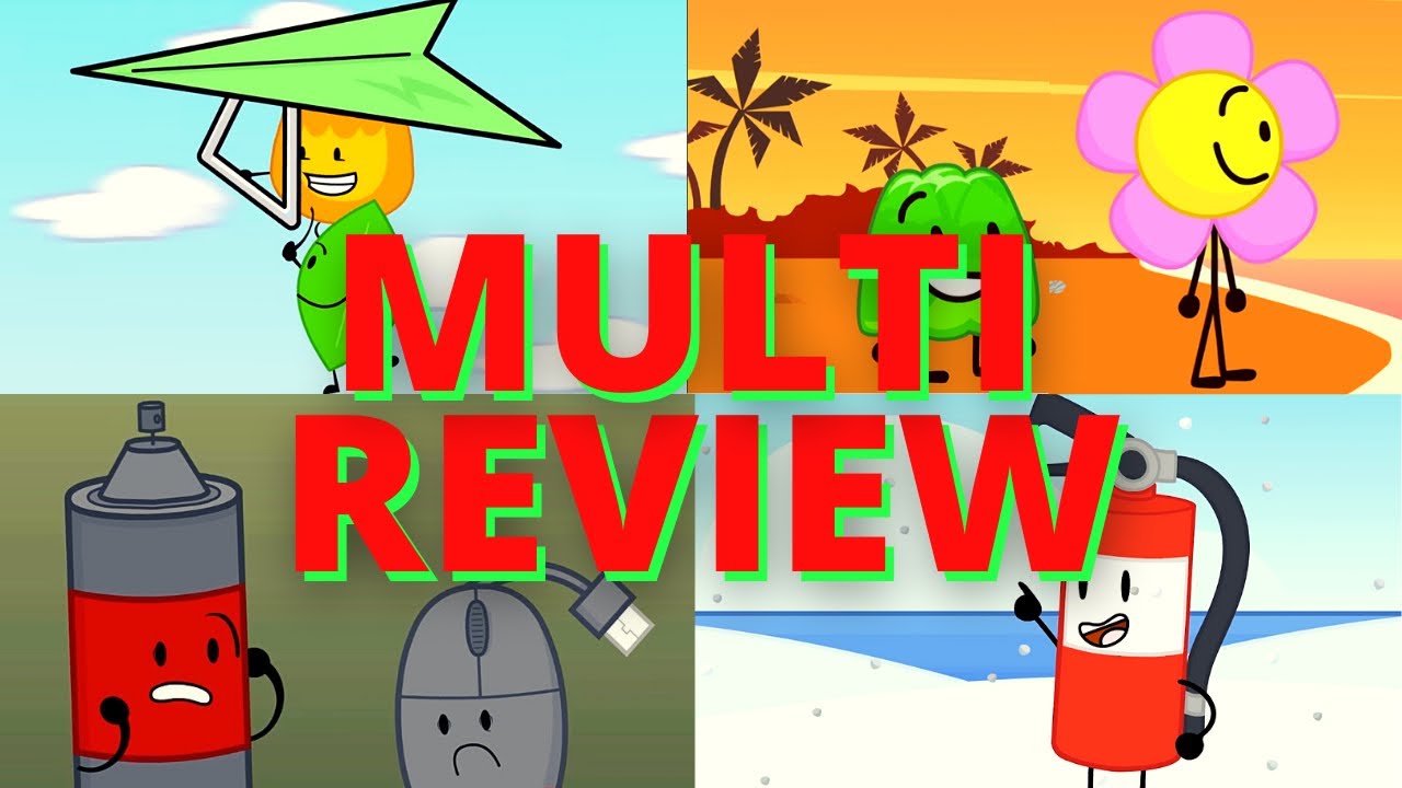 MULTI-OBJECT SHOW REVIEW (BFDI, BFB, Object Lockdown, Object Manor ...