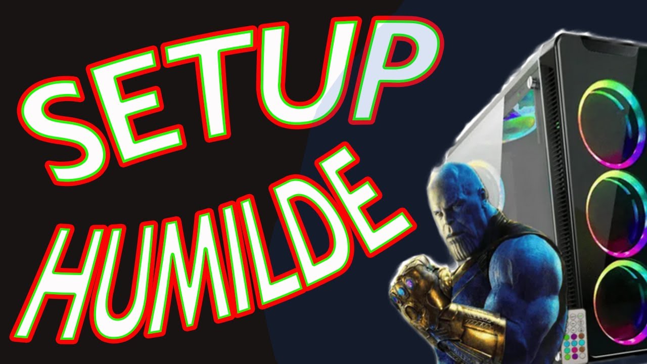 MEU SETUP HUMILDE SIM VOCÊ TAMBÉM PODE! MOTIVACIONAL - YouTube