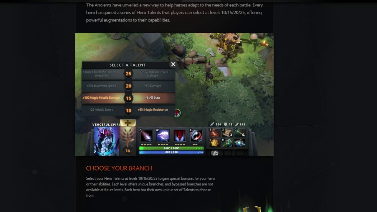 Dota 2 Talent Tree - YouTube