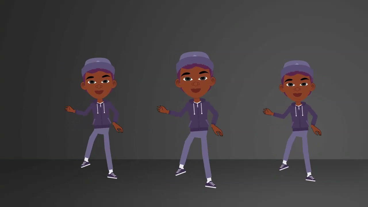 cartoon animator G2 character - YouTube