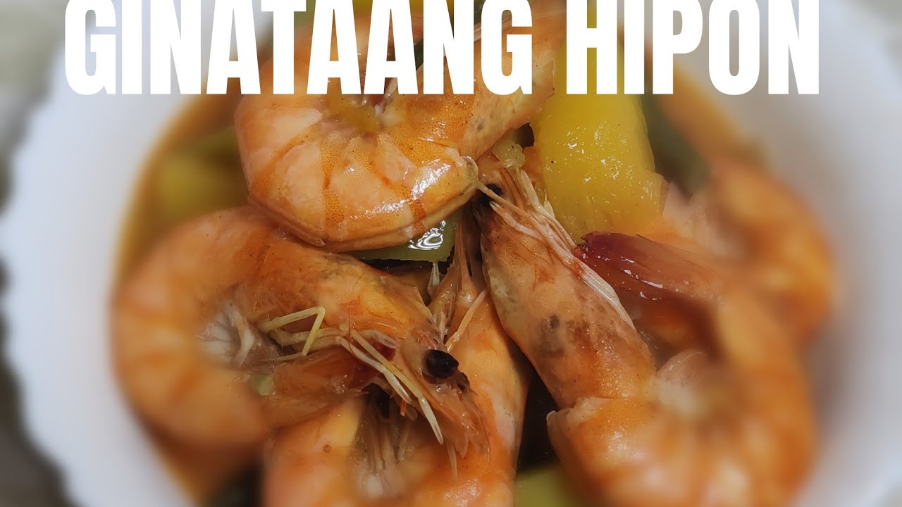 HOW TO COOK DELICIOUS GINATAANG HIPON #OFWLIFE - YouTube