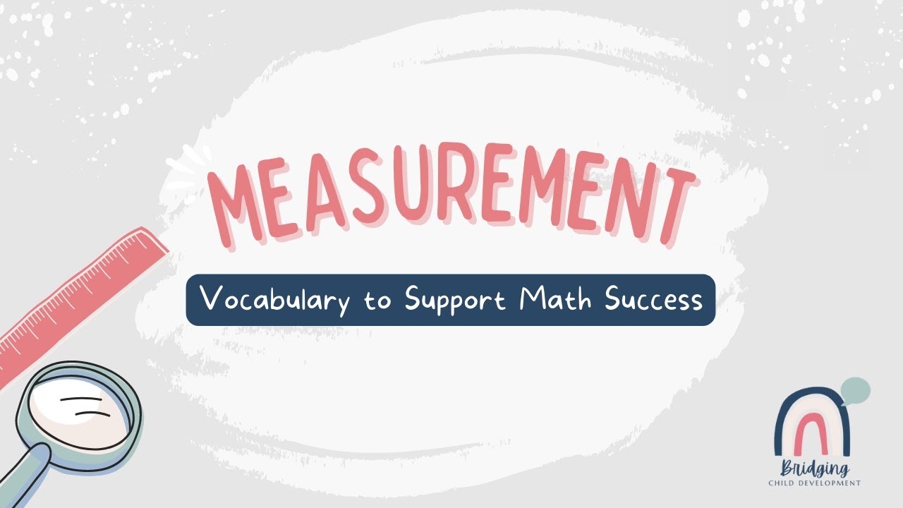Learn Measurement Vocabulary to support your littles Math Language ...