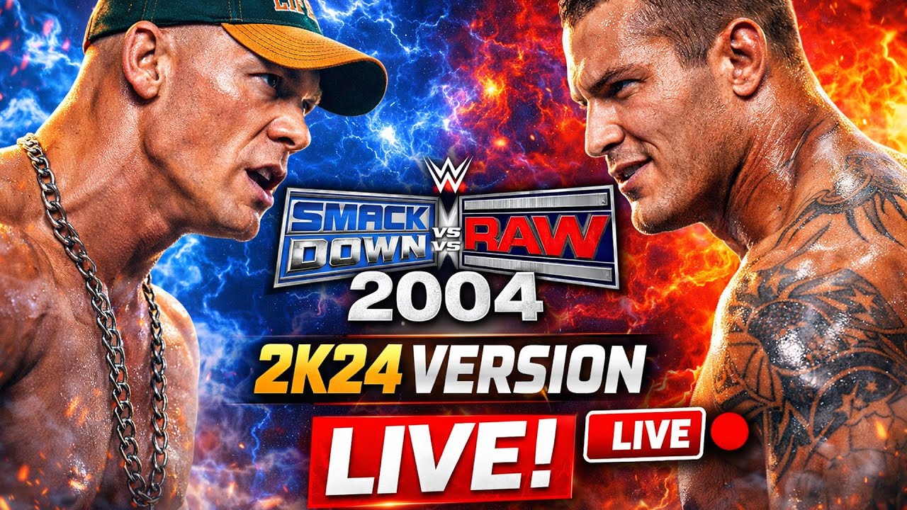 WWE SmackDown vs Raw 2004 🔥 2K24 VERSION LIVE | Classic WWE Gameplay ...