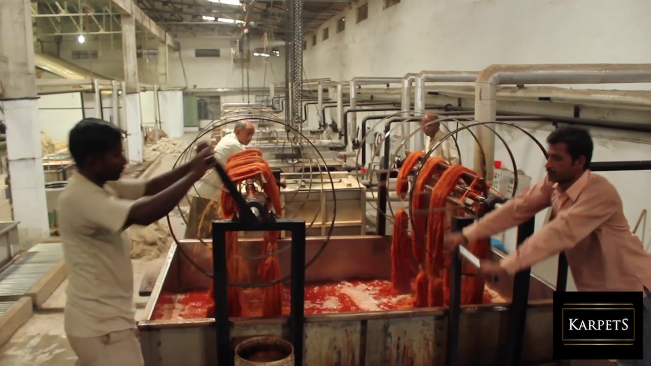 Dyeing & Drying of yarn. - YouTube