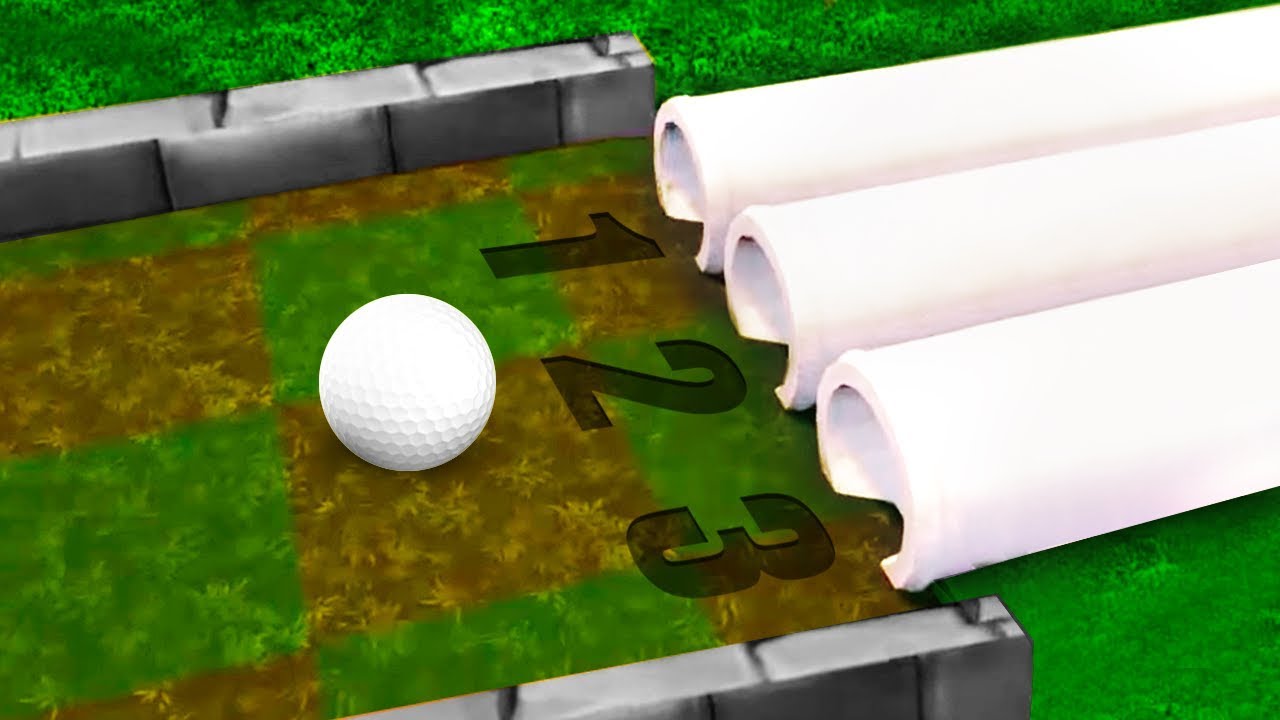 ONE OF THESE PIPES GETS YOU A HOLE IN 1! (Golf It) - YouTube