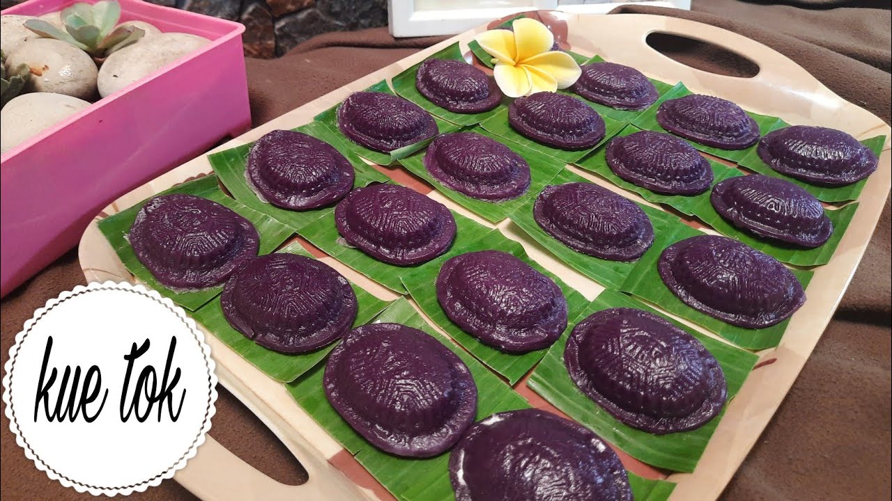 RESEP KUE TOK UBI UNGU ISI INTI KELAPA - YouTube