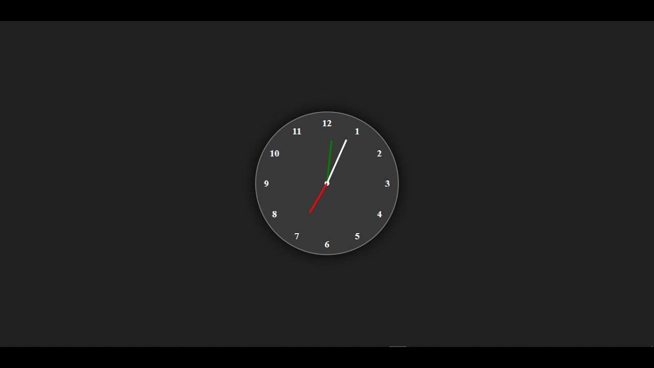 Create An Analog Clock With Html Css And Javascript The Coding Guide 5838