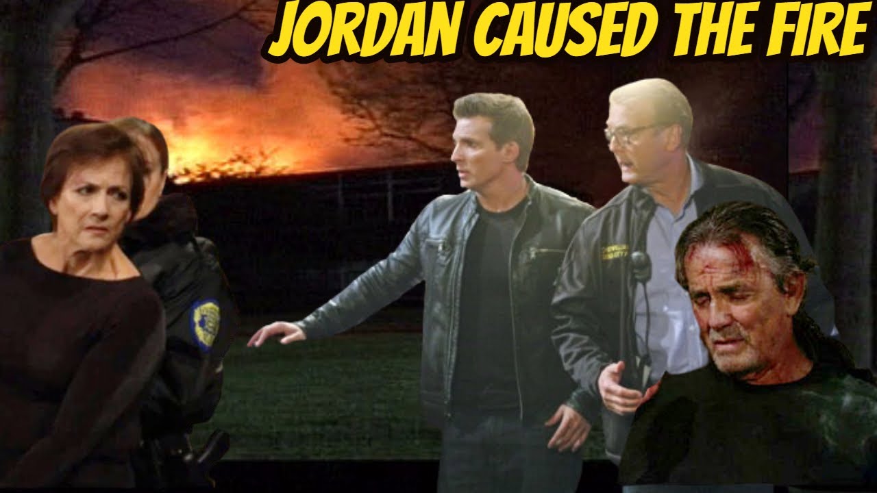 Jordan is secretly behind the fire that burned down Victor's building Y ...