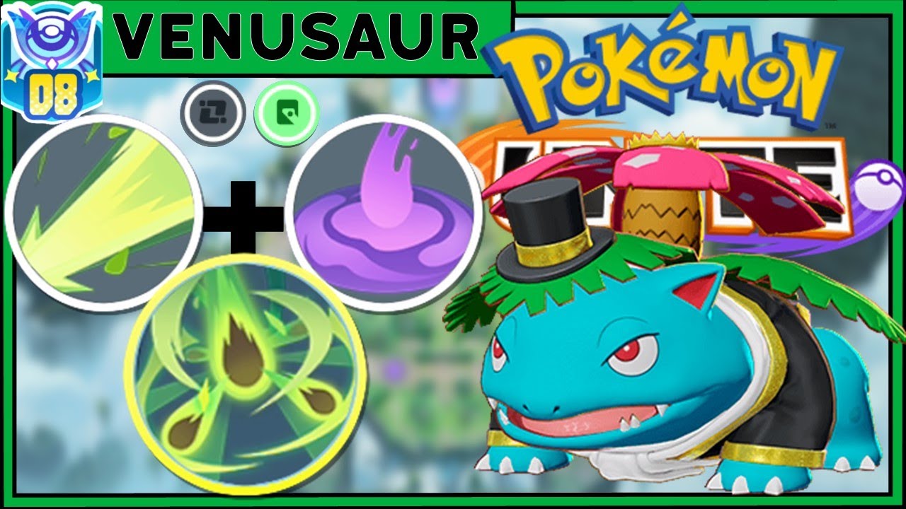 Venusaur Rayo Solar + Bomba Lodo | Pokémon Unite - YouTube
