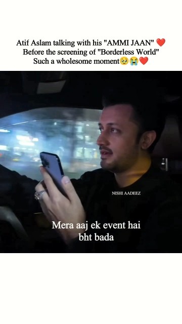 Atif Aslam talking with his Mother in phn call ️ #atifaslam #aadeez ...