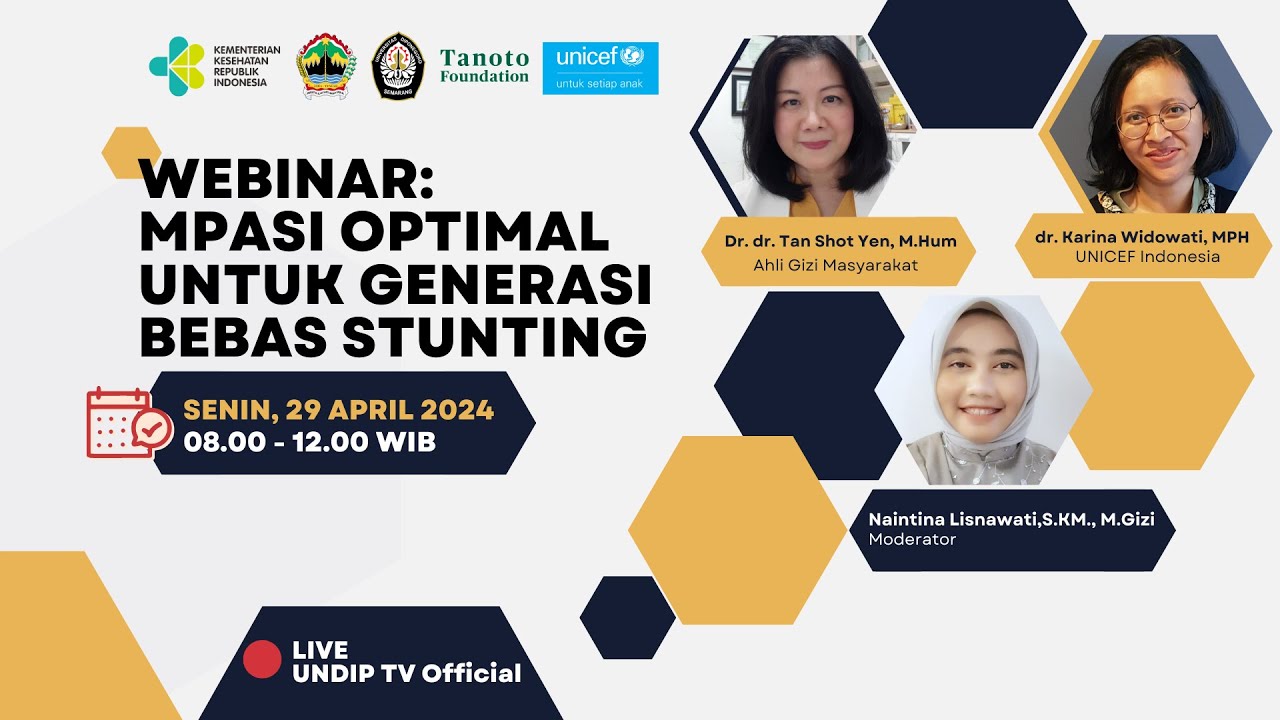 [Webinar] Makanan Pendamping (MP) ASI Optimal untuk Generasi Bebas ...