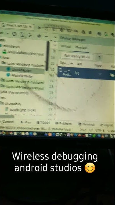 Wireless debugging android studios - YouTube