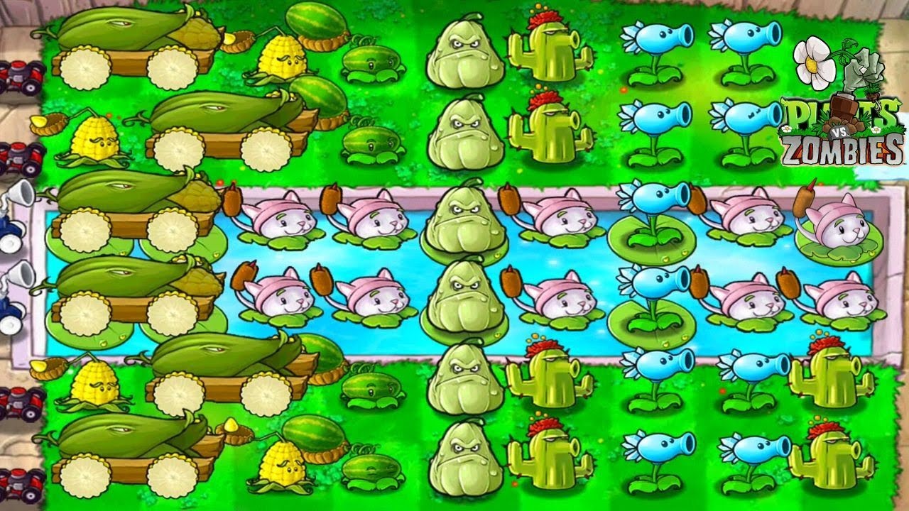 Plants vs Zombies | Adventure Pool | Level 7 #ep24 full HD gameplay ...