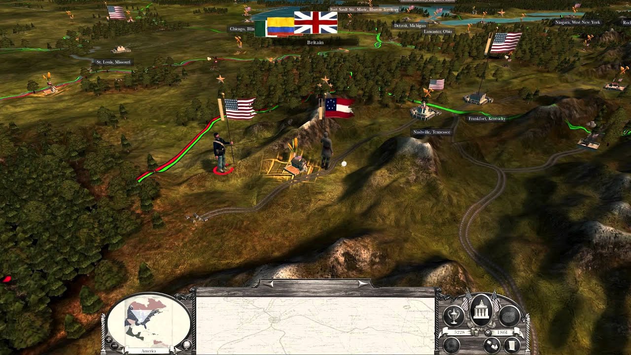 Empire Total War ACW Mod Union Campaign Part 6 HD Battle for Texas ...