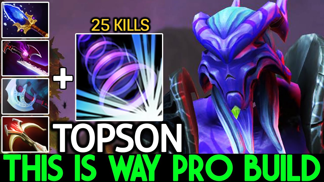 TOPSON [Faceless Void] This is way Pro Build First Item Scepter Dota 2 ...